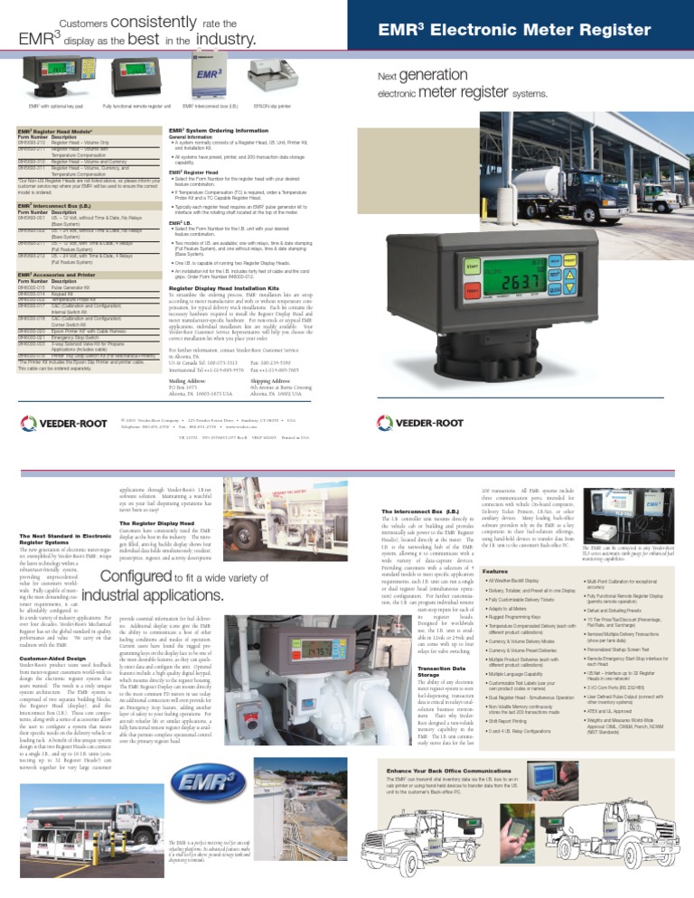 EMR3 Datasheet | PDF | Relay | Computer Network