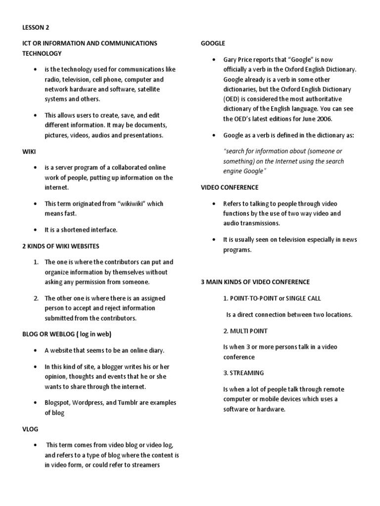 Module 1 - Tle Grade 6 | PDF | Blog | Wiki