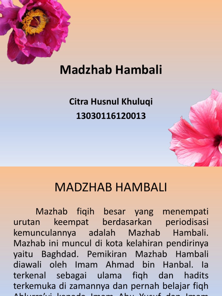 Mazhab | PDF | Sejarah | Agama & Spiritualitas