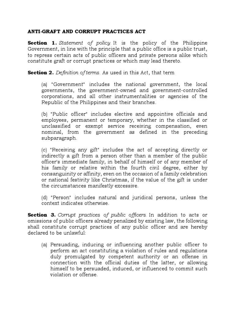 Ra 3019 | PDF | Fine (Penalty) | Criminal Law