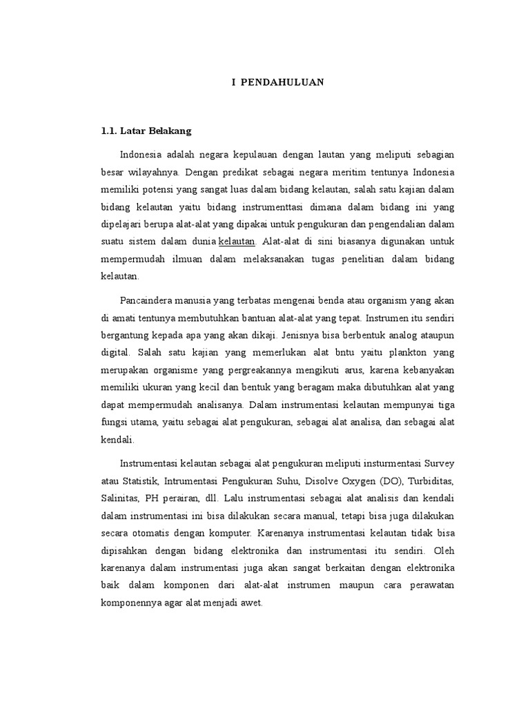 INSTRUMEN SENSOR PLANKTON (Paper) | PDF