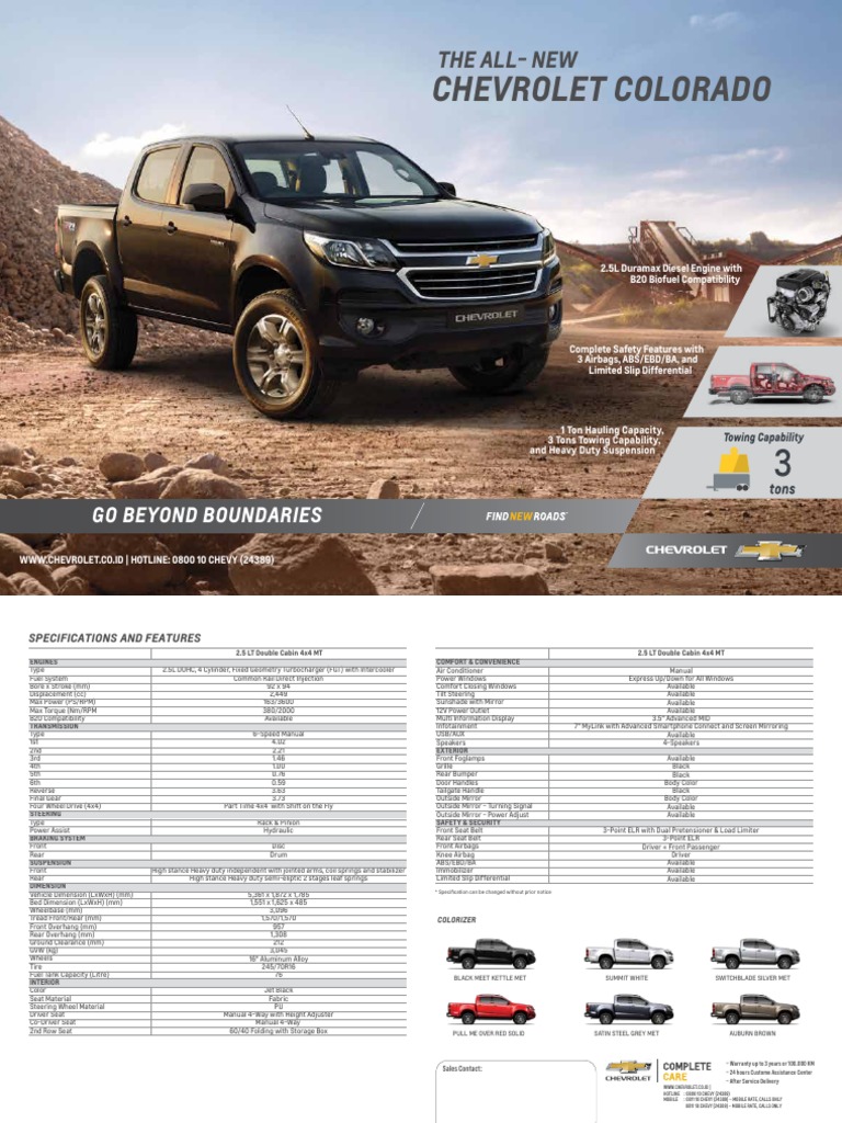Chebrolet Colorado | PDF | Four Wheel Drive | Steering