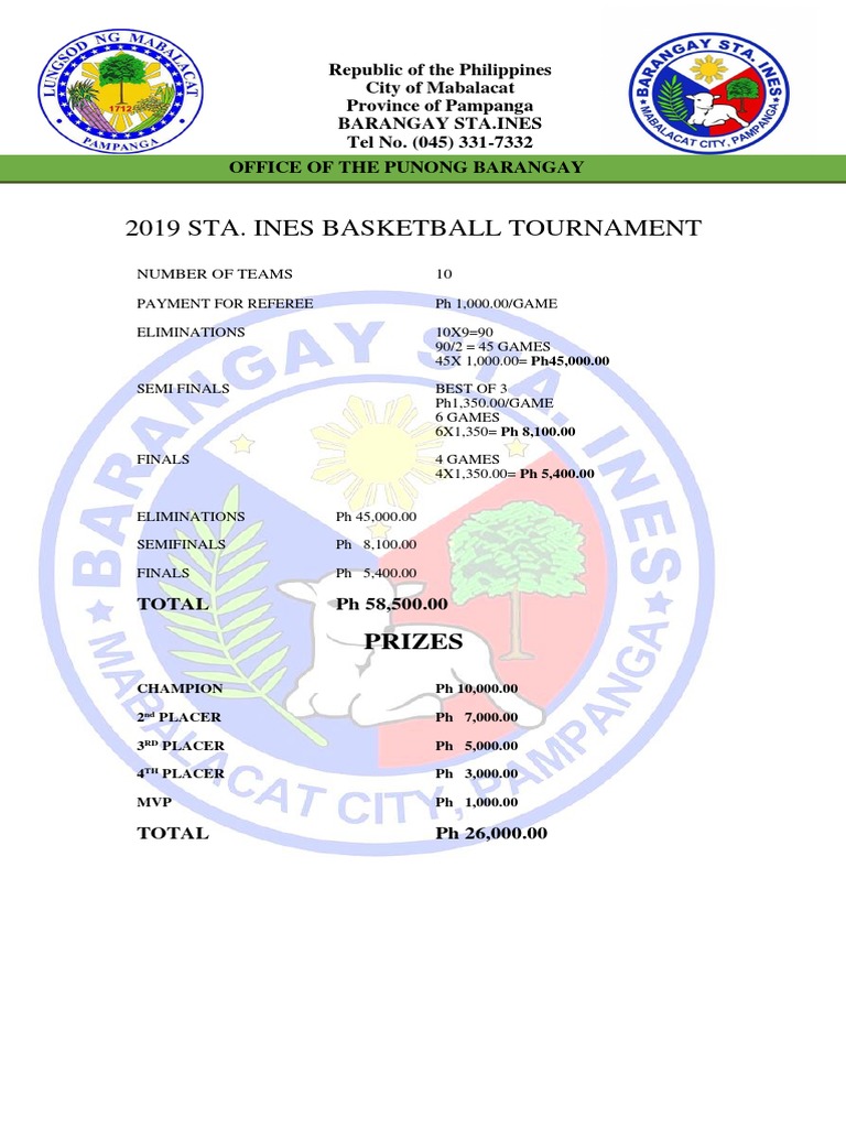 2019 Basketball Tournament | PDF