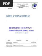 Site Security Plan | PDF | Traffic | Security Guard