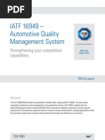 IAFT 16949-2016 Standard PDF | PDF | Technology & Engineering