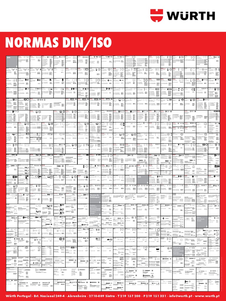 Wurth Fasteners Standards | PDF | Porca (ferragem) | Parafuso