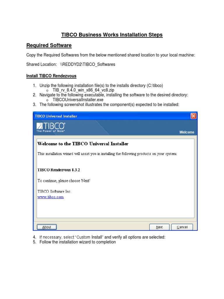 TIBCO Installation Guide | PDF