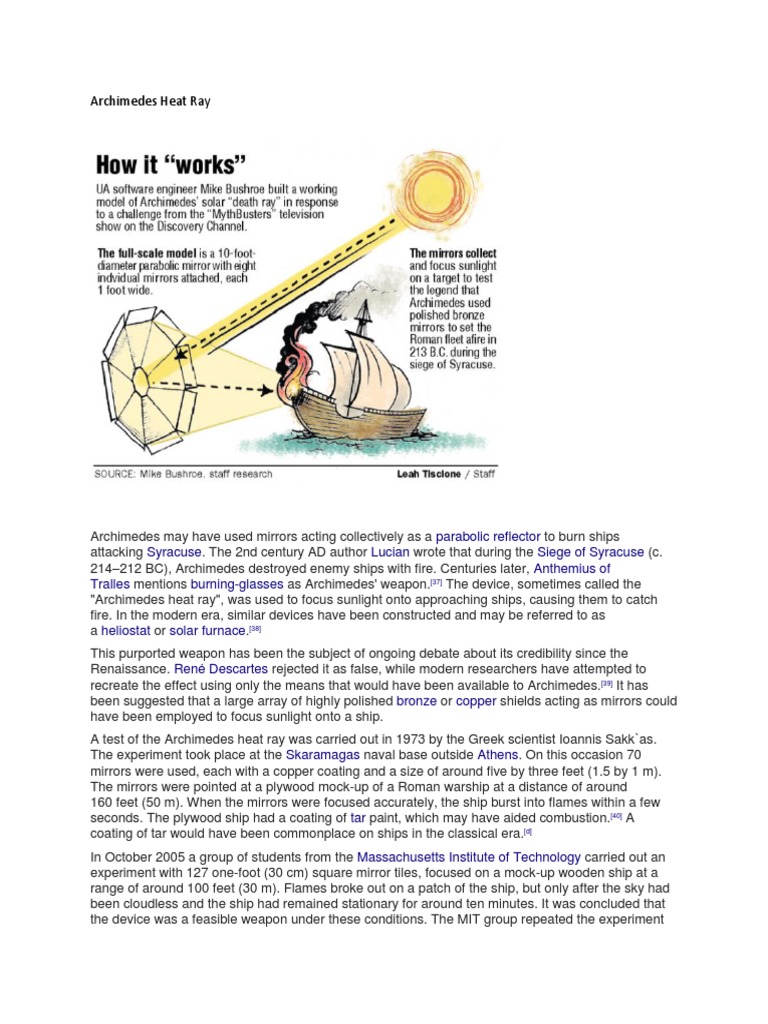 Archimedes Heat Ray | PDF | Nature