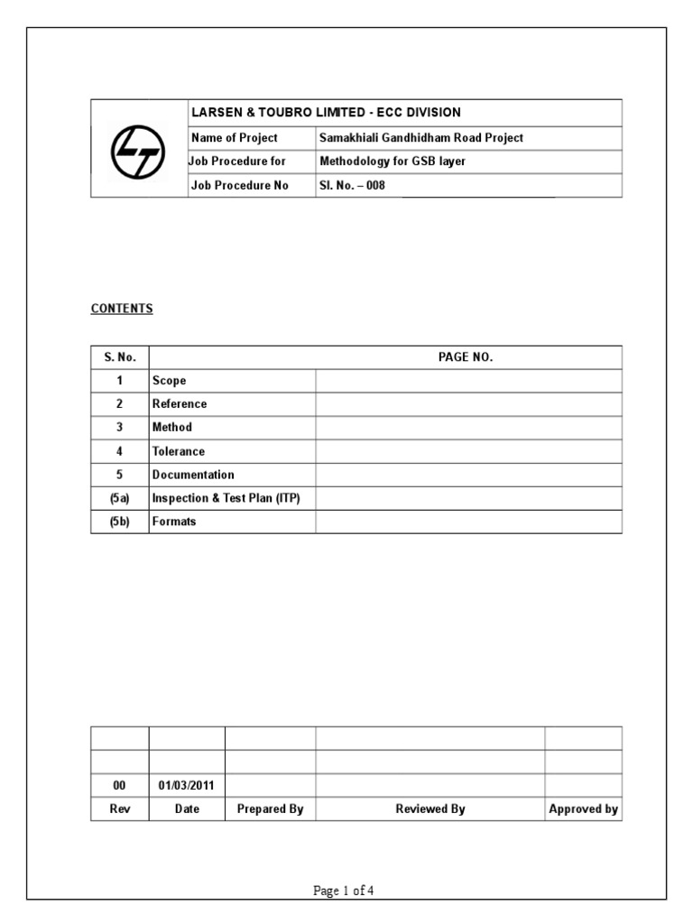 GSB Methodology | PDF | Traffic | Nature