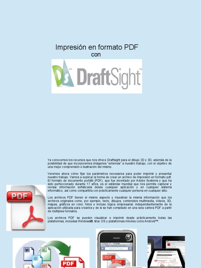 Imprimir PDF Con Draftsight | PDF | Color | Archivo de computadora