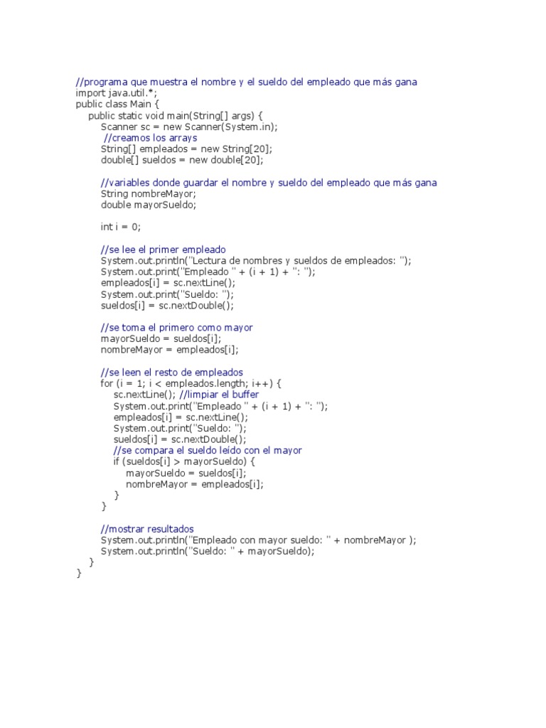 Ejercicios Java | PDF | Java (lenguaje de programación) | Constructor ...