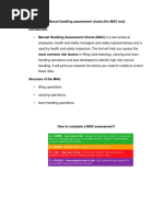 MAC Tool Manual Handling Assessment Charts Indg383 | PDF | Safety