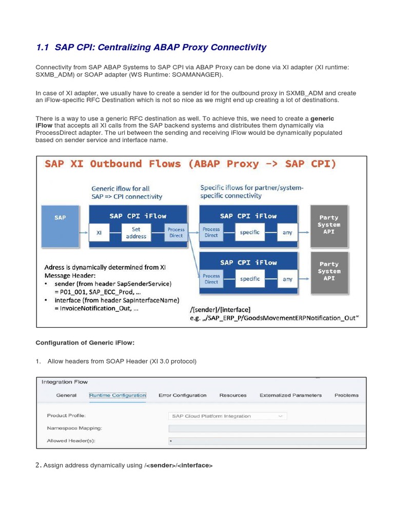SAP CPI: ABAP Proxy Connectivity Guide | PDF | Soap | Hypertext ...