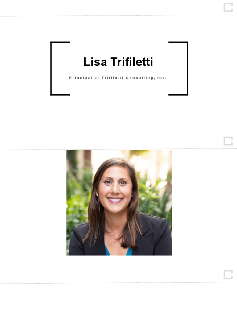 Lisa Trifiletti - Strategic Advisor From Los Angeles, California | PDF ...