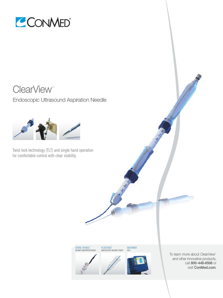 Clearview ENDO ASPIRATION NEEDLE BROCHURE PDF | PDF | Endoscopy | Medicine