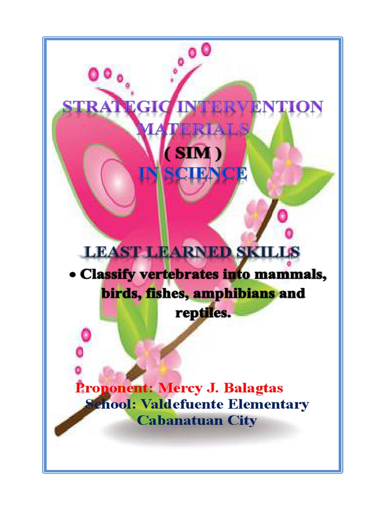 Sim in Science 5 | PDF | Vertebrates | Egg