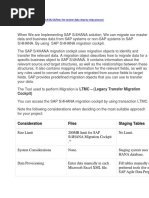 SAP Data Migration - LTMOM - LSMW Vs LTMC S/4 Hana | PDF | Microsoft ...