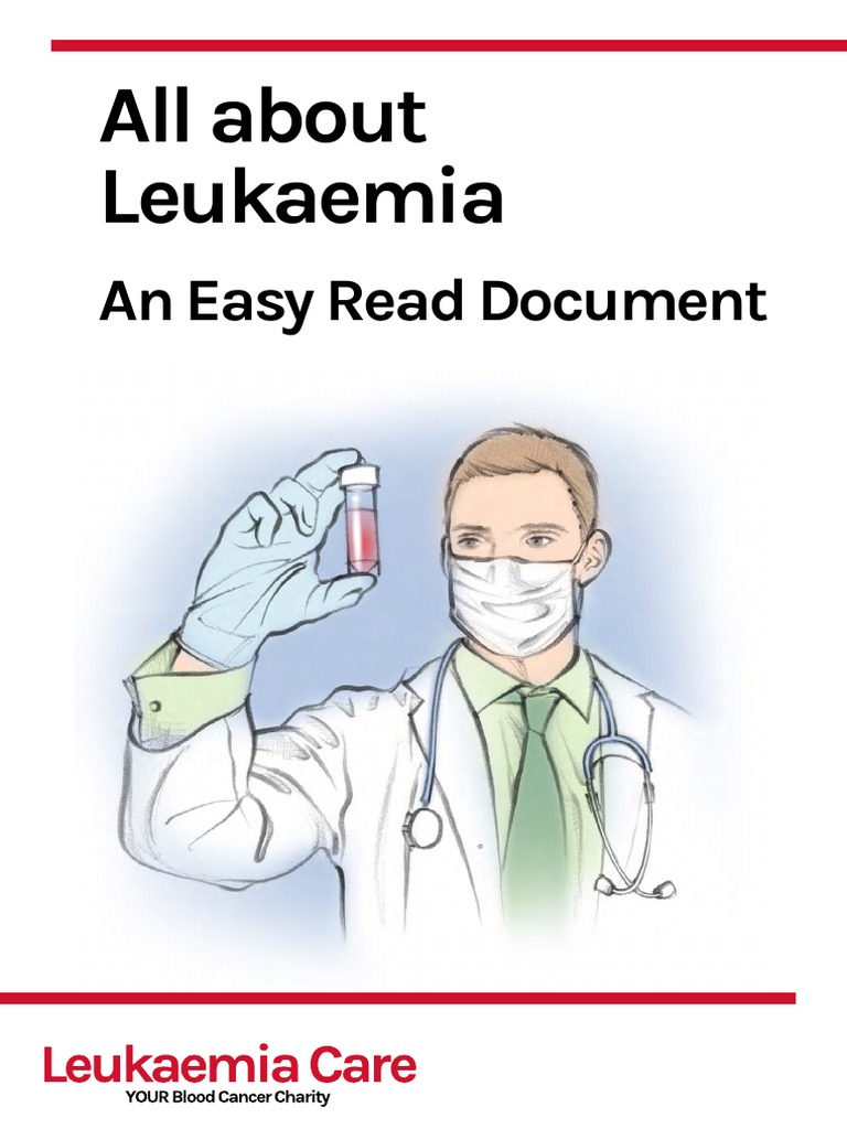 All About Leukaemia Easy Read Web Version | PDF | Leukemia | Medical ...