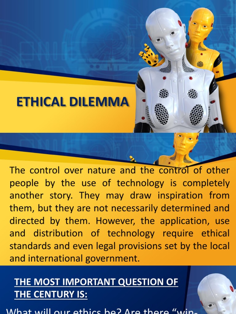 Ethical Dilemmasss | PDF | Robot | Robotics