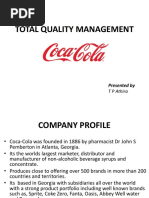 The Coca Cola Quality Management System... | PDF | The Coca Cola ...