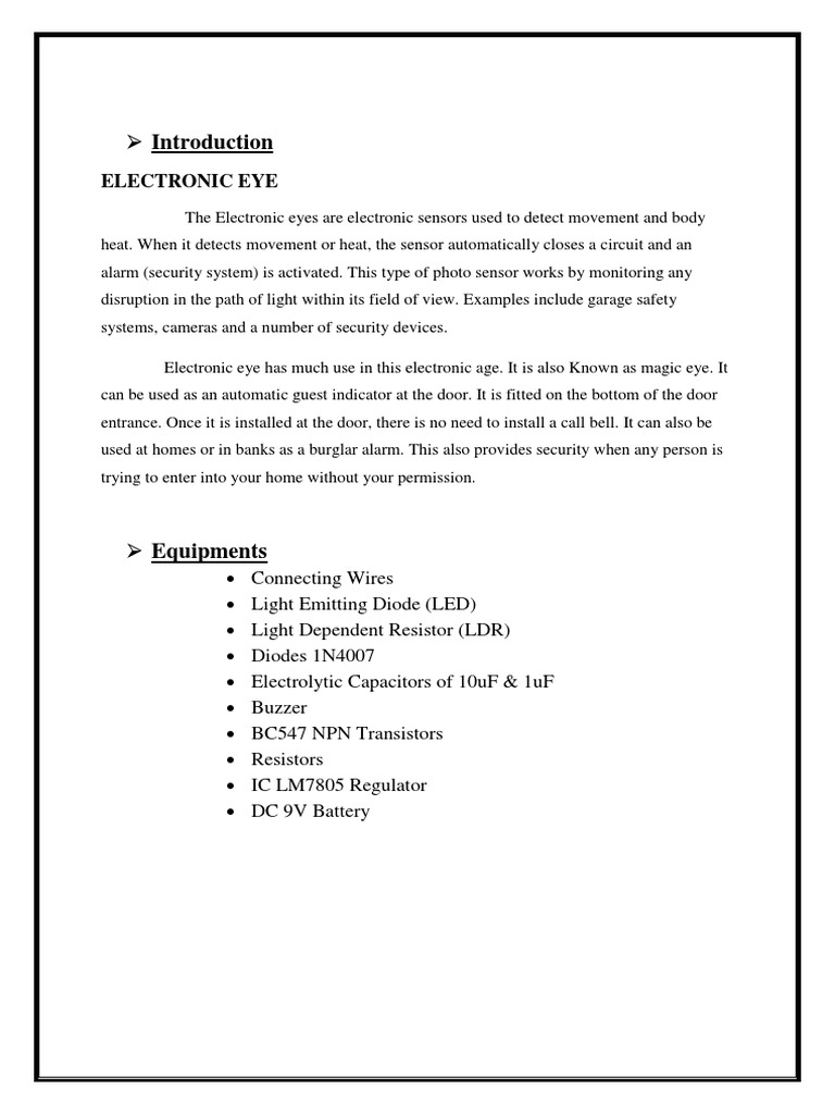 Electronics Project Proposal | PDF | Electronic Circuits | Logic Gate