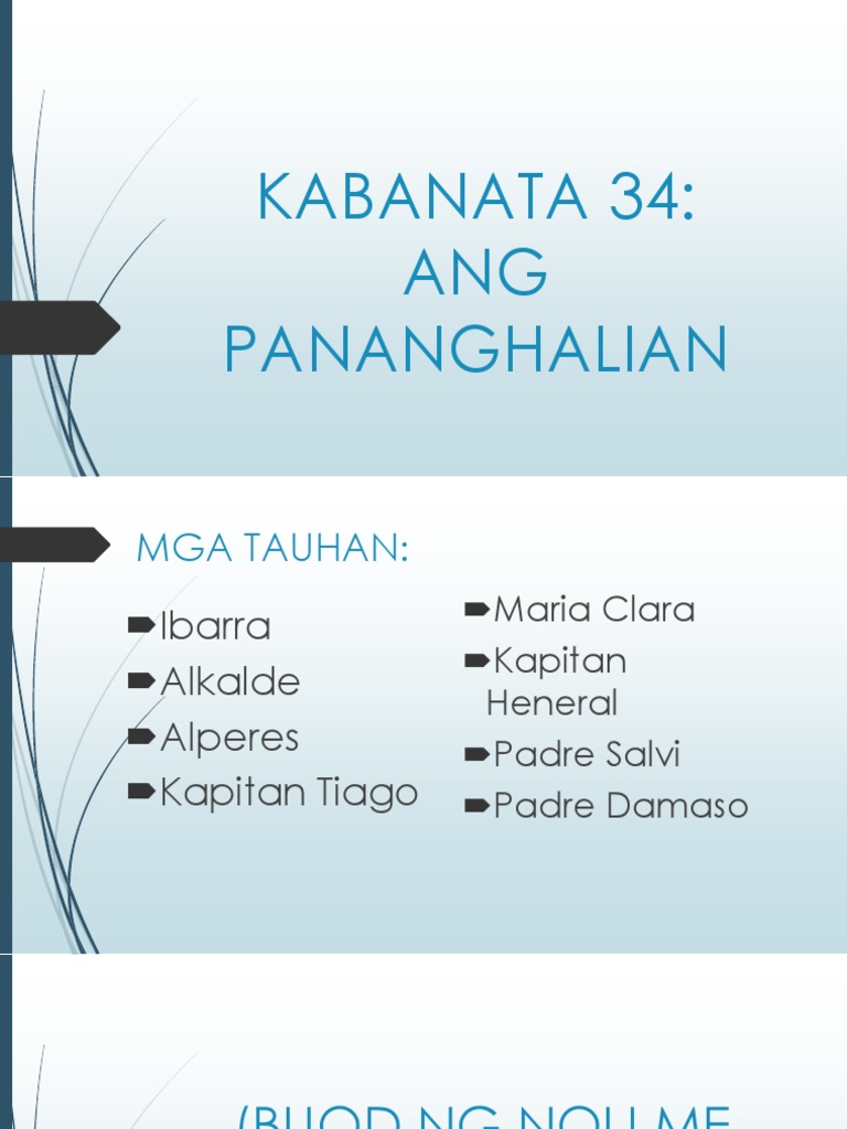 Kabanata 34,36,48 | PDF