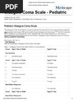 Paediatric GCS Chart | PDF | Self-Improvement