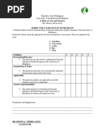 Content Validity Form | PDF | Career & Growth | Wellness