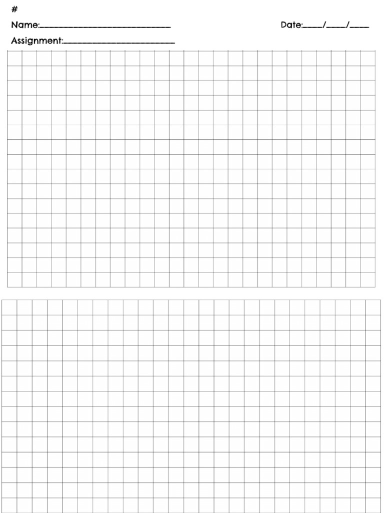 Blank Graph Paper | PDF