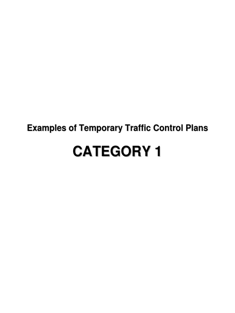 VDOT Temporary Traffic Control Plans | PDF | Traffic | Lane