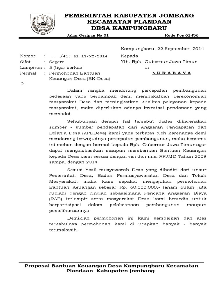 Contoh Proposal Final | PDF