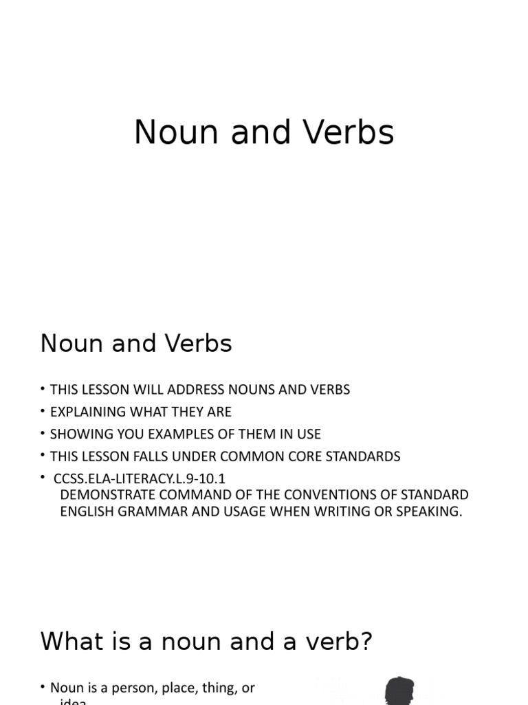 Noun and Verbs | PDF