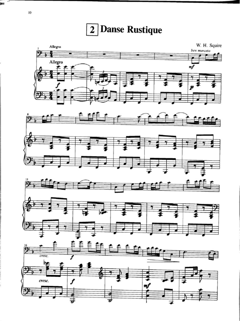 Danse Rustique Piano Suzuki 5 PDF | PDF