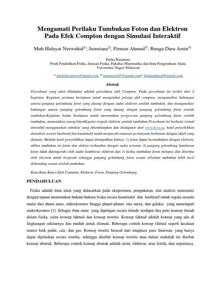 Efek Compton | PDF