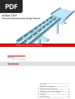 Midas Tutorial Integral Bridge | PDF | Bridge | Concrete