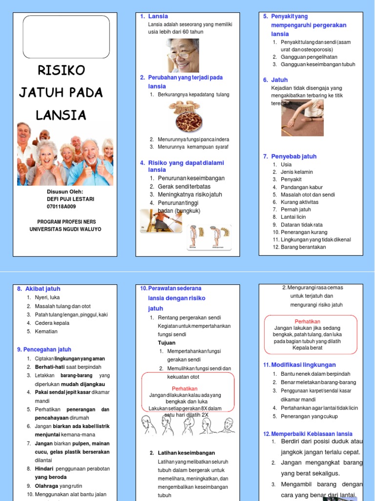 Leaflet Resiko Jatuh | PDF