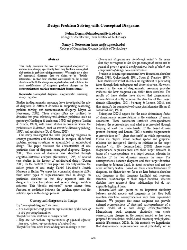 Design Problem Solving With Conceptual Diagrams | PDF | Conceptual ...