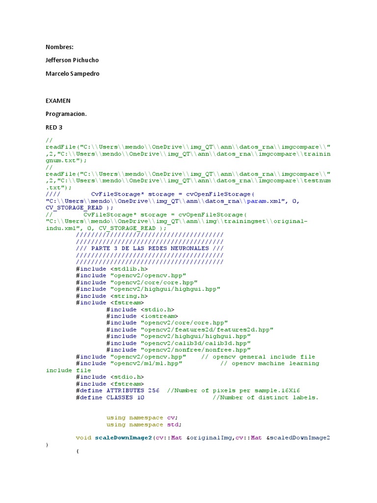 Nombres: Jefferson Pichucho Marcelo Sampedro: Using Namespace Using Namespace Void | PDF ...