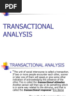 Transactional Analysis Handout | PDF | Mental Health | Cognitive Science
