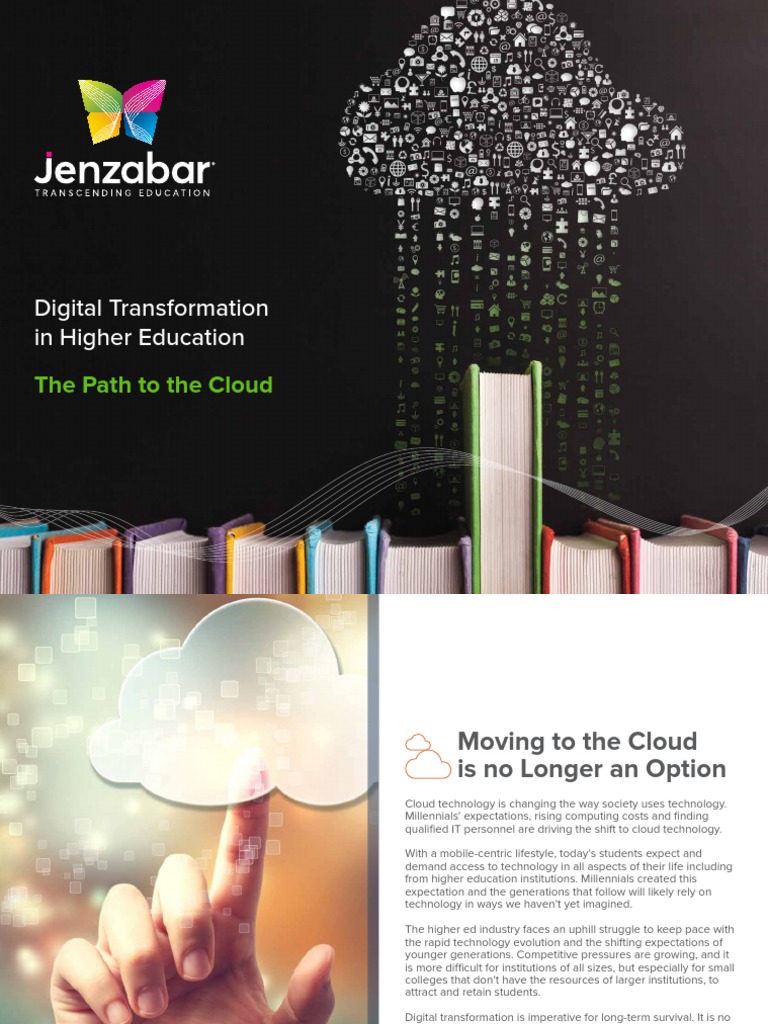 Jenzabar One - Cloud Ebook | PDF | Software As A Service | Cloud Computing
