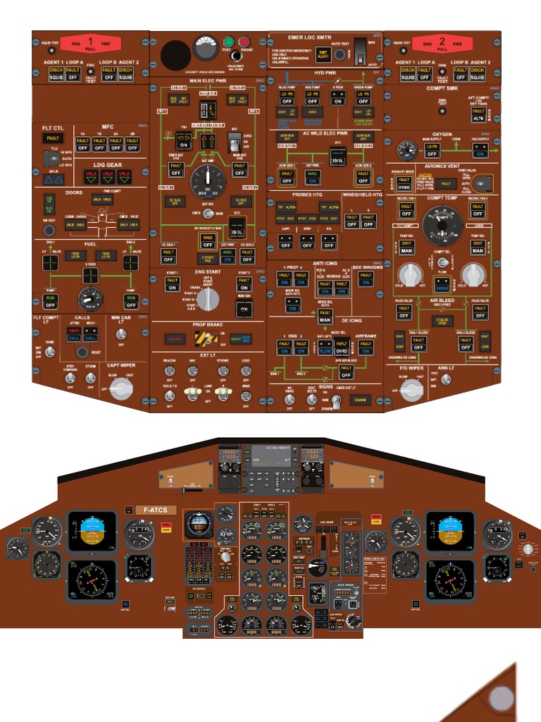 ATR Cockpit Panels PDF