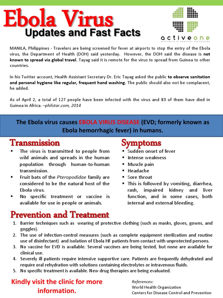 Ebola Virus Updates and Facts | Download Free PDF | Ebola Virus Disease ...