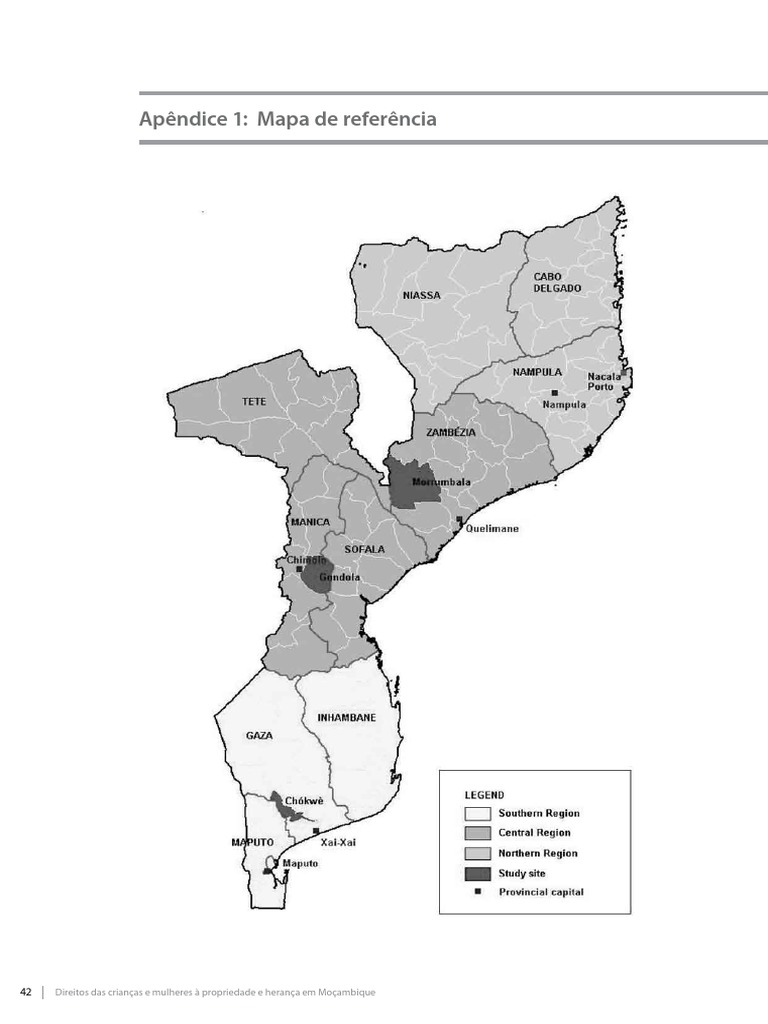 Mapa de Referencia Distritos | PDF | Moçambique | Alimentos