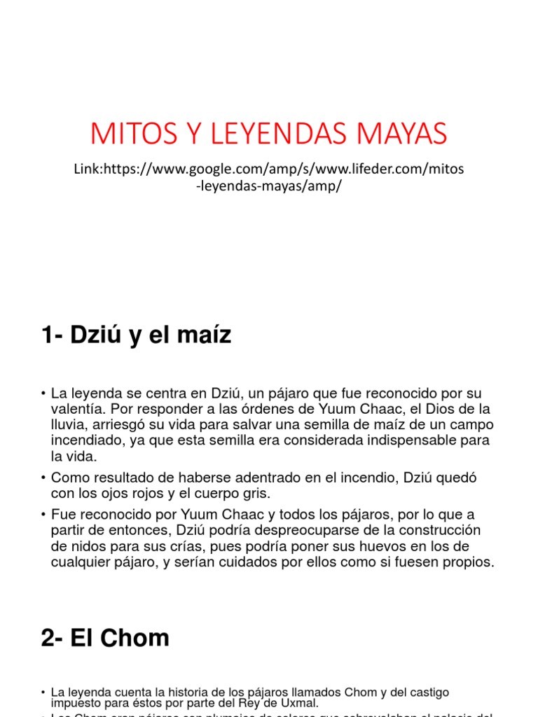 Mitos y Leyendas Mayas | PDF | Religión y creencia
