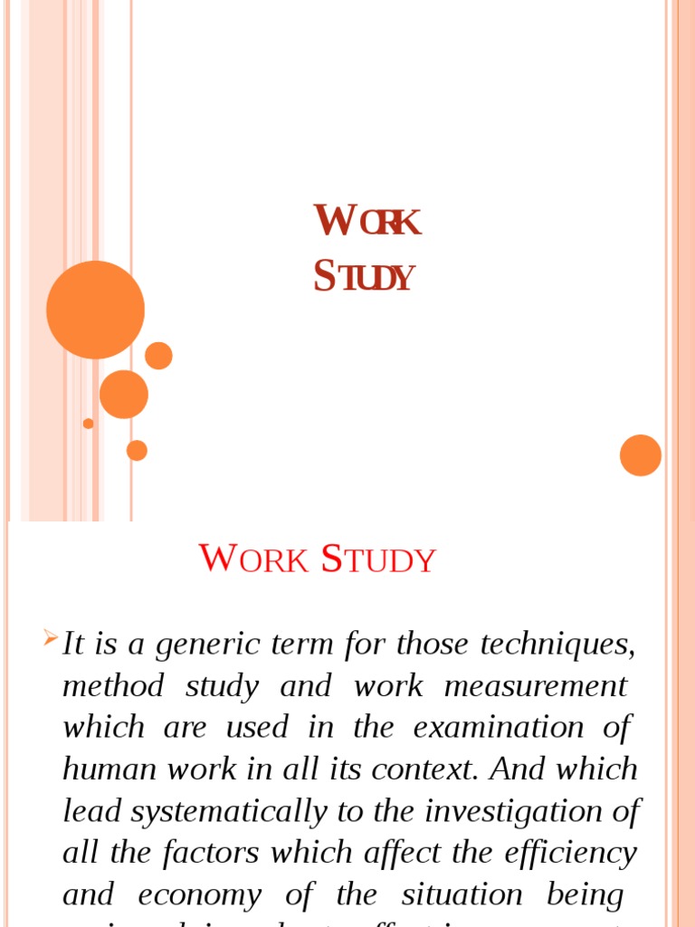 Work Study 150303084338 Conversion Gate01 | PDF | Time | Teaching ...