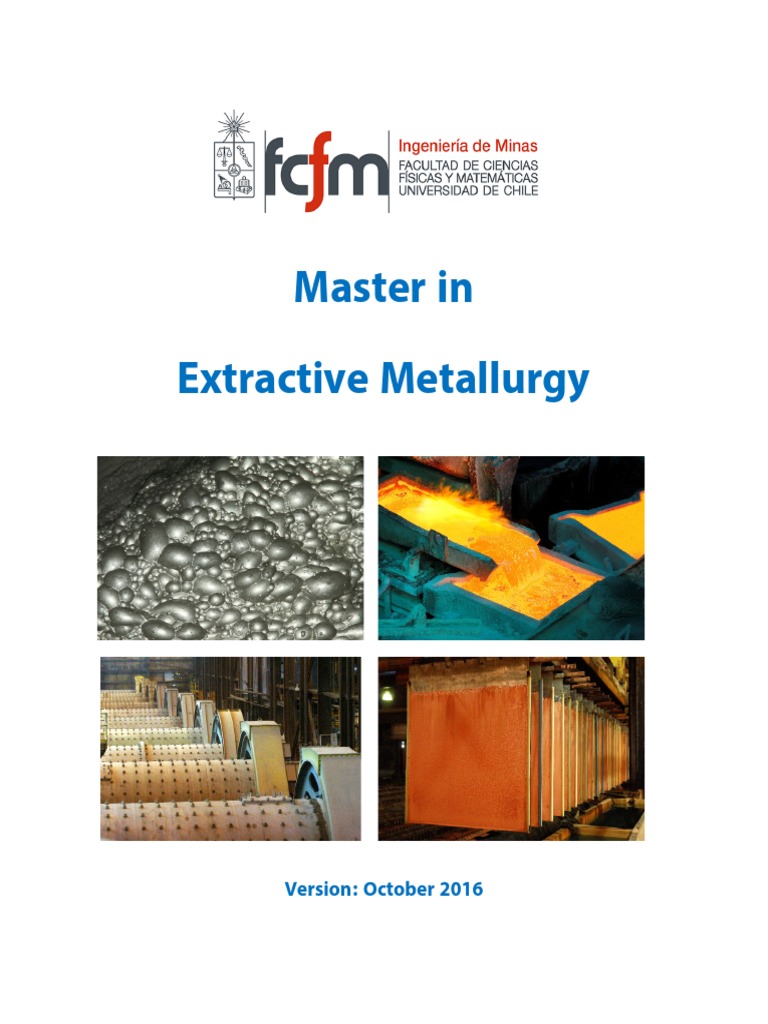 Master in Extractive Metallurgy | PDF | Postgraduate Education ...