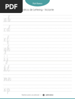 Apostila de Caligrafia para Lettering - LetteringByRebeca | PDF