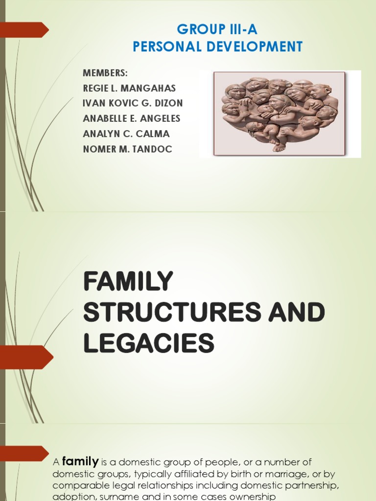 Family Structures and Legacies | PDF | Family | Marriage