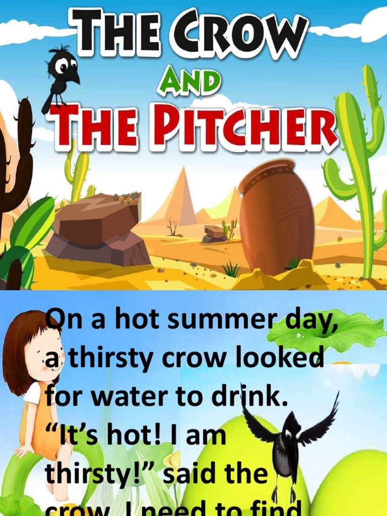Lesson 1 The Crow and The Pitcher | PDF