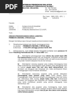 Surat Arahan Menjalankan Tugas | PDF